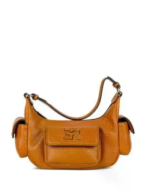 ERMANNO FIRENZE Grained Leather Shoulder Bag