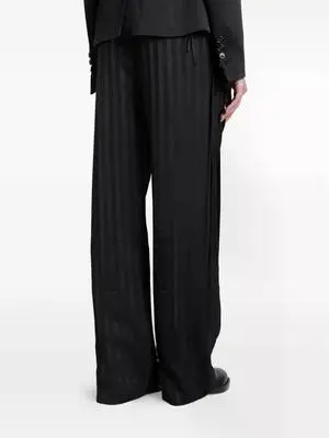 ANN DEMEULEMEESTER Stripe Pattern Trousers