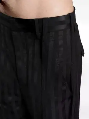 ANN DEMEULEMEESTER Stripe Pattern Trousers