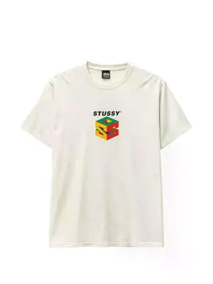StÜssy S64 Pigment-dyed T-shirt - Neutrals