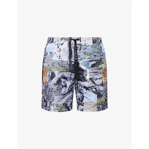 PELLADOR Graphic Print Swim Shorts - Multi