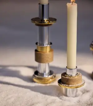 Christofle Myriade Candlestick Holder