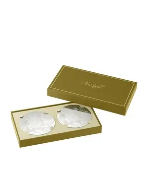 Christofle Bouquet Givré Coasters