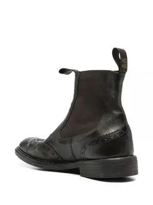 Moma Brogue Detail Chelsea Boots