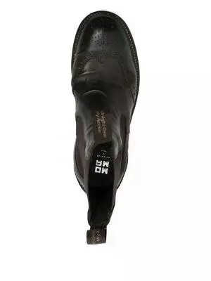Moma Brogue Detail Chelsea Boots