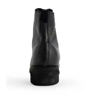 Guidi Distressed-effect Mid-heel Boots