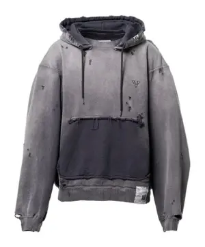 Mihara Yasuhiro Distressed Sweatshirts Hoodies For Men