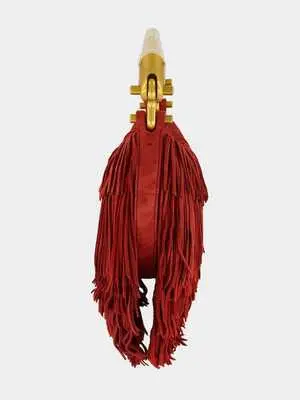 Balmain Fringe Clutch Bag