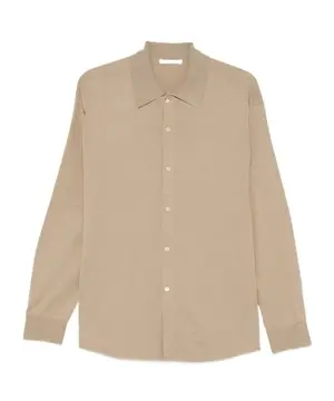 Auralee Tussah High-gauge Silk Cardigan