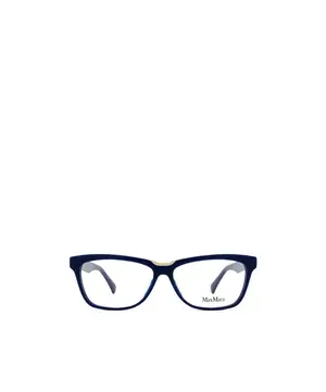 Max Mara Rectangular Frame Eyeglasses - Blue