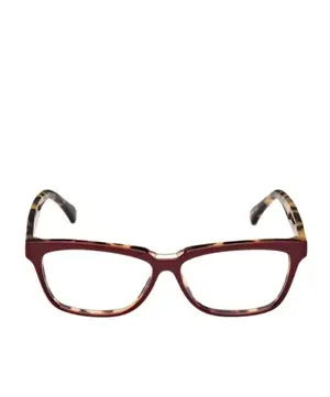 Max Mara Rectangular Frame Eyeglasses - Brown