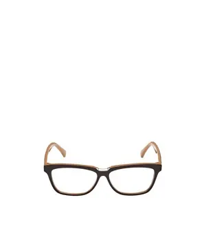 Max Mara Rectangular Frame Eyeglasses - Black
