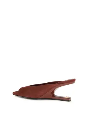 Balmain Open-toe Wedge Heeled Sandals