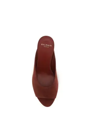 Balmain Open-toe Wedge Heeled Sandals