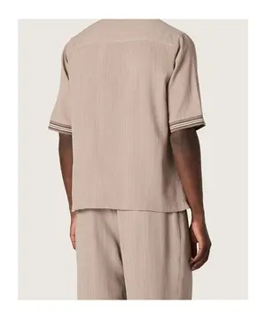 GOLDEN GOOSE Short Sleeved Striped Shirt