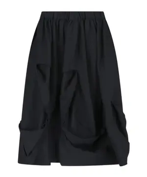 Comme Des Garcons Pull On Skirts
