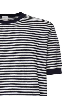 Eleventy Striped Crew-neck T-shirt