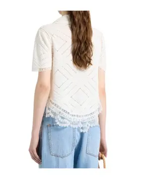 Ermanno Scervino Short-sleeve Lace Shirt