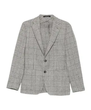 Tagliatore Long-sleeved Suit Jacket - Gray