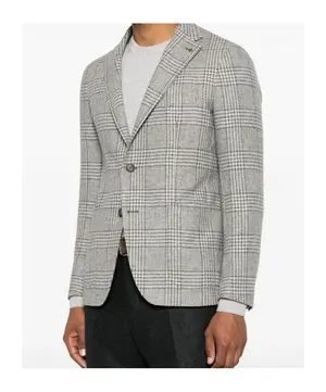 Tagliatore Long-sleeved Suit Jacket - Gray