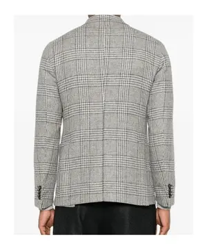 Tagliatore Long-sleeved Suit Jacket - Gray