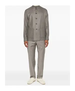 Tagliatore Single-breasted Casual Jacket - Grey
