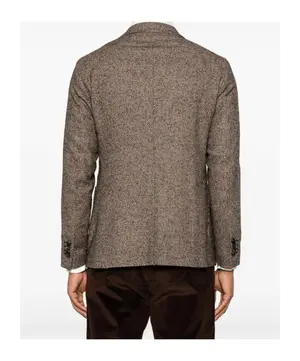 Tagliatore Long-sleeved Blazer - Brown