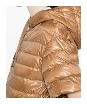 Herno Short-sleeve Quilted Zip-up Jacket
