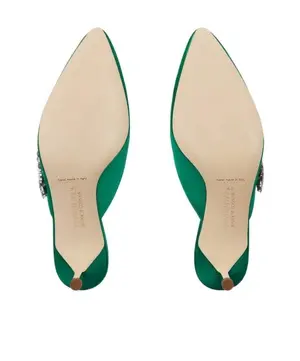 BALENCIAGA X MANOLO BLAHNIK Embellished Mule