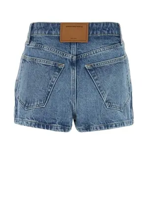 Alexander Wang Zip Front Denim Mini Skort