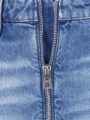 Alexander Wang Zip Front Denim Mini Skort