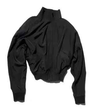 Gucci Zip-up Poplin Jacket With Stand Collar And Ribbed Trim - Black