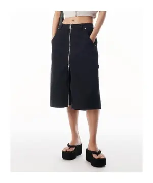 Alexander Wang Zip-front Cargo Midi Skirt