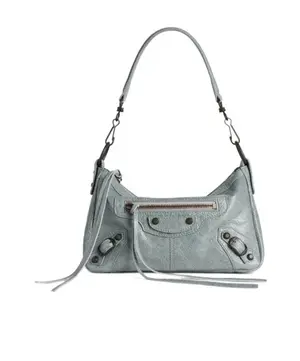 Balenciaga Le City Moto Bag Small - Blue Grey