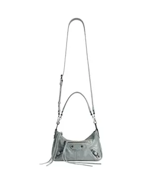 Balenciaga Le City Moto Bag Small - Blue-gray