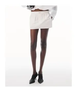 Alexander Wang Mini Logo-patch Boxer-style Shorts