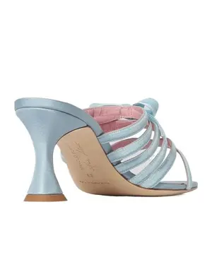 Manolo Blahnik Open Toe Bow Detail High Heeled Sandals