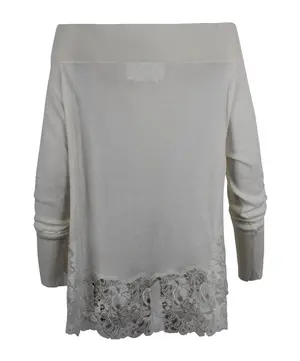 Ermanno Scervino Off-the-shoulder Lace Jumper