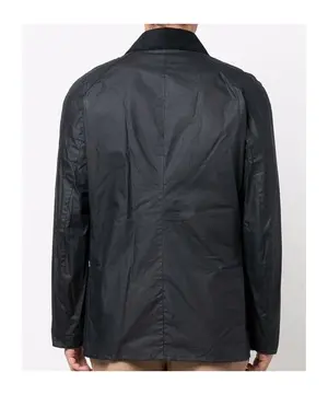 Barbour Ashby Buttoned Long Sleeved Coat - Black