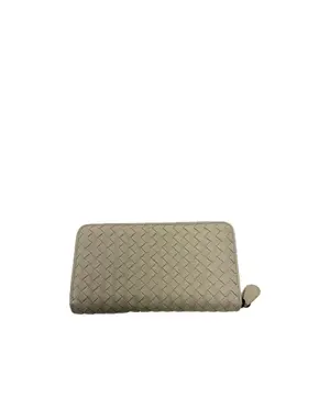 Bottega Veneta Zipper Wallet - Nude