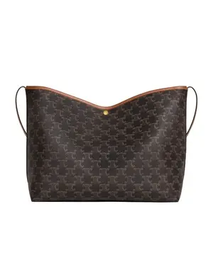 Celine Triomphe Canvas Soft Shopper Bag