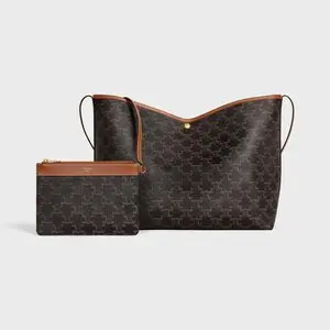 Celine Triomphe Canvas Soft Shopper Bag