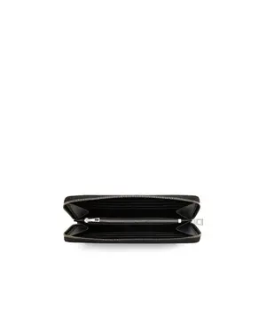 Loewe Zip Around Wallet In Soft Grained Calfskin