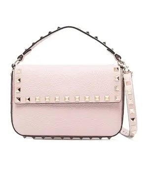 Valentino Garavani Rockstud Foldover Top Pouch - Pink
