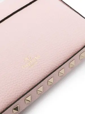 Valentino Garavani Rockstud Foldover Top Pouch - Pink