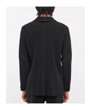 Issey Miyake Homme Plissé Plissé Single Breasted Blazer