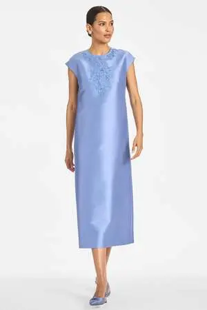 Sachin & Babi Gwendolyn Mikado Sheath Gown - SACHIN & BABI Opal
