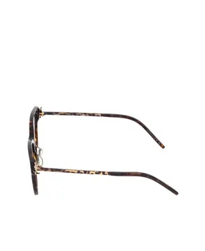 Saint Laurent Tortoiseshell Pattern Eyeglasses
