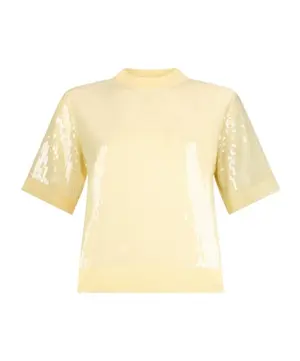 Liu Jo Sequin-embellished Round Neck T-shirt