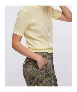 Liu Jo Sequin-embellished Round Neck T-shirt